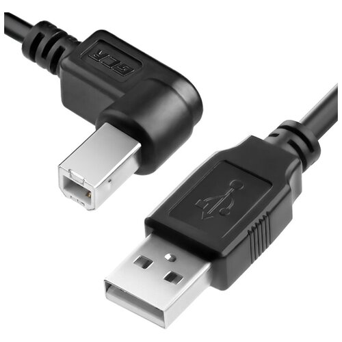 Аксессуар GCR Premium USB 2.0 AM - BM 3.0m Black GCR-UPC3M2-BB2S-3.0m