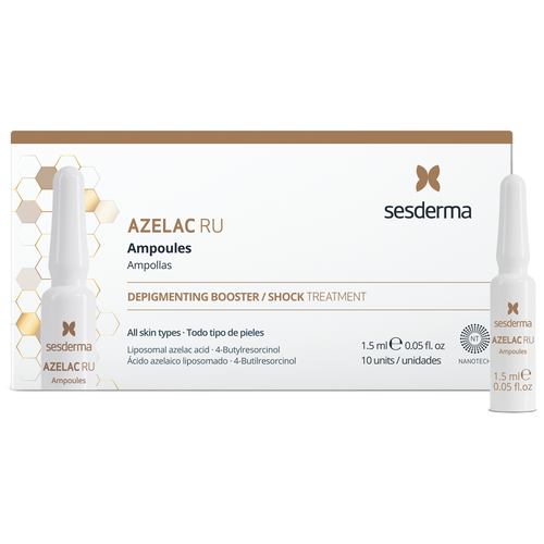 SesDerma Azelac Ru Ampoules Депигментирующее средство, 1.5 мл, 10 шт.