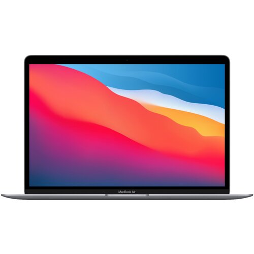 13.3" Ноутбук Apple MacBook Air 13 Late 2020 2560x1600, Apple M1 3.2 ГГц, RAM 8 ГБ, DDR4, SSD 256 ГБ, Apple graphics 7-core, macOS, MGN63SA/A, серый космос, английская раскладка