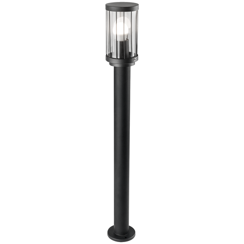 Gauss светильник садово-парковый столб Vega GD024, E27, 60 Вт, цвет арматуры: черный, цвет плафона бесцветный