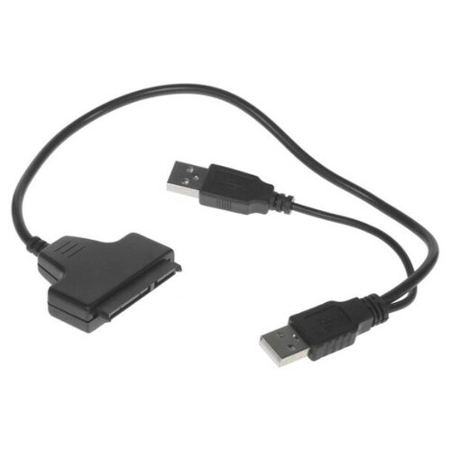 Адаптер для SSD или HDD 2.5", USB 2.0 to SATA, двойной USB-кабель | ORIENT UHD-300