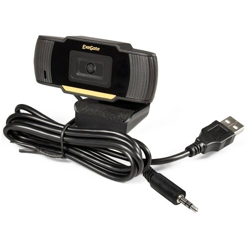 Веб-камера ExeGate GoldenEye C270 (матрица 1/3 0,3 Мп, 640х480, 480P, USB