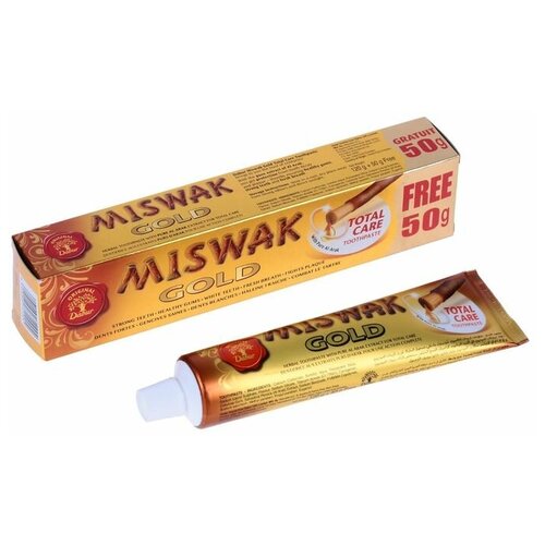 Зубная паста Dabur Miswak Gold 120+50 гр. 1865428