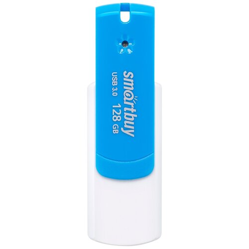 Флешка SmartBuy Diamond USB 3.0 128 ГБ, 1 шт., голубой