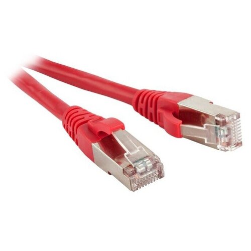 Кабель витая пара патч-корд Hyperline PC-LPM-STP-RJ45-RJ45-C5e-3M-LSZH-RD 3.0m