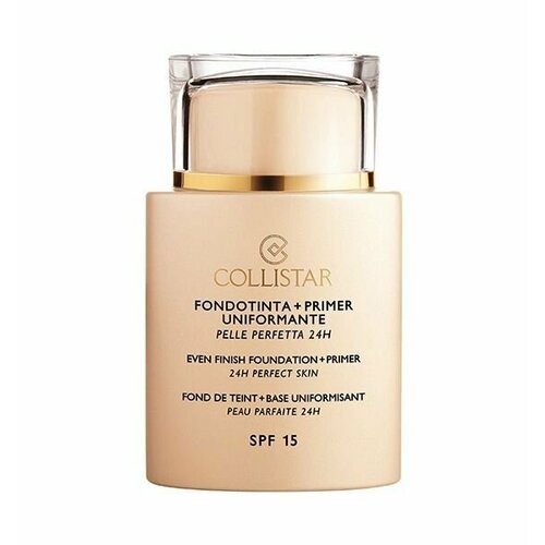 Тональный крем+праймер 2 в 1 COLLISTAR Even Foundation+Primer 24h Perfect Skin №02 Cameo 35ml(Tecтеp)