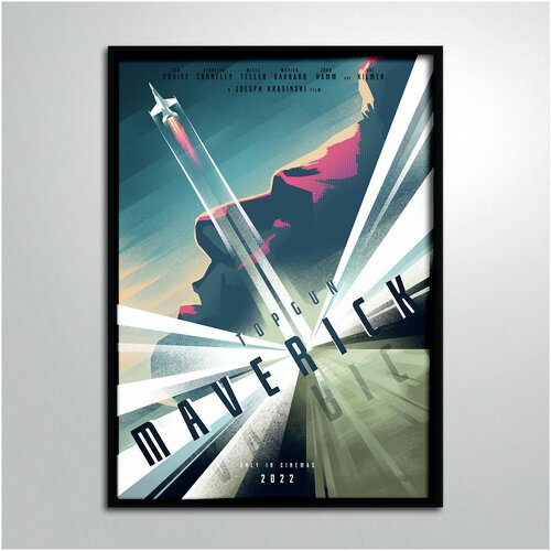 Постер в раме/Топ Ган: Мэверик Картина Top Gun: Maverick