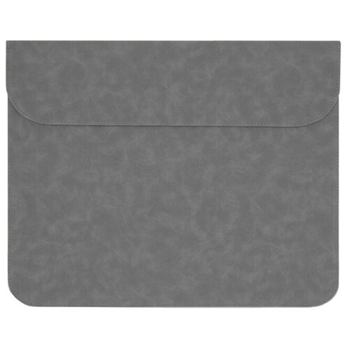 Чехол для MacBook 16 2021 Leather Eco Case Grey
