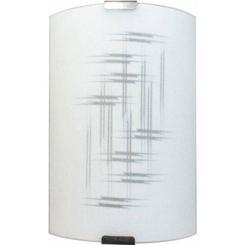 Светильник НББ-21-60 М21 Элегант 150х220 матовый белый/клипсы штамп металлик индивидуальная упаковка | код 1005205663 | Элетех ( 1шт. )