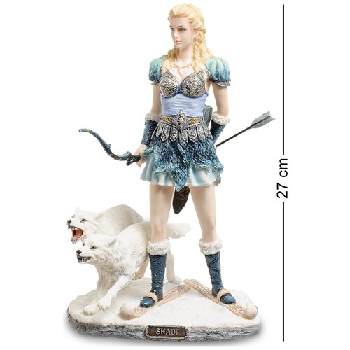Статуэтка Скади - богиня охоты, зимы и гор Veronese Размер: 16,5*20,5*27 см