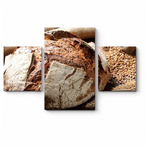 Модульная картина Пряный хлеб 150x98