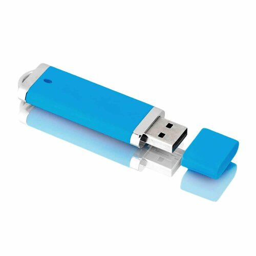 Флешка Profit, 128 МB, голубая, арт. F02 USB 2.0