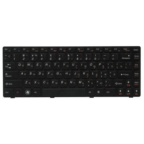 Клавиатура для ноутбуков Lenovo IdeaPad V470, B470 RU, Black