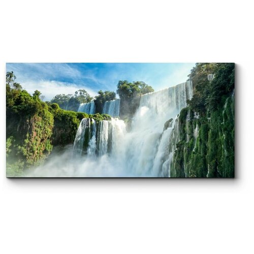 Модульная картина Удивительные водопады Игуасу 190x95