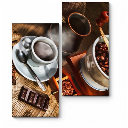 Модульная картина Кофейная кантата 110x138