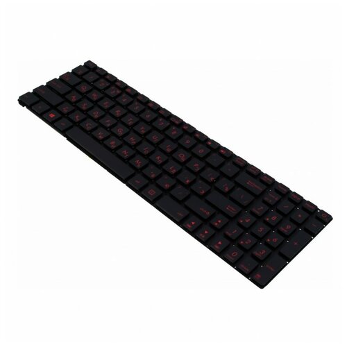 Клавиатура для ноутбука Asus ROG GL552JX / ROG GL552VL / ROG GL552VW и др. (горизонтальный Enter) черный