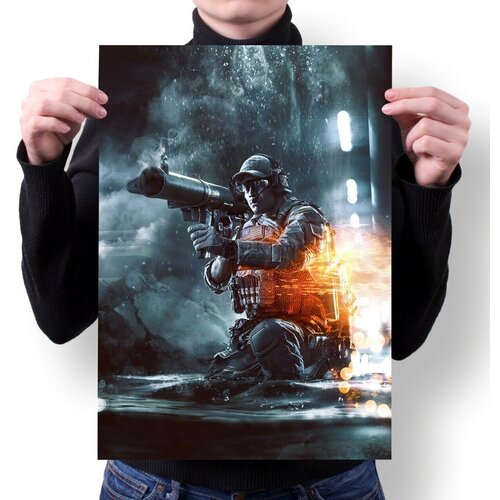 Плакат MIGOM А4 Принт "Battlefield, Бателфилд" - 4