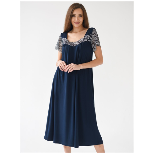 Сорочка Текстильный Край, размер 48, синий