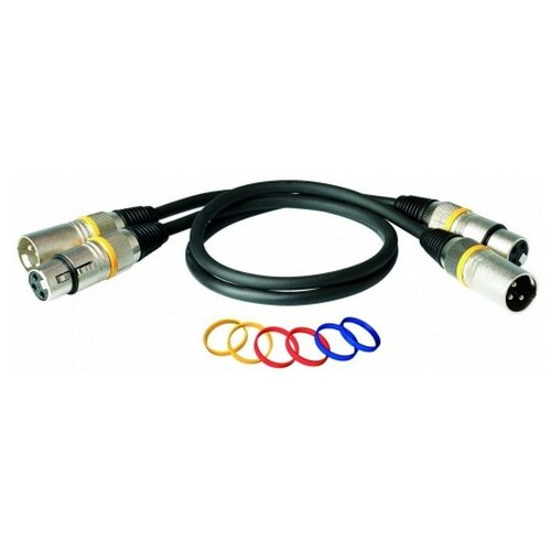 Rockcable RCL30360 D6 микрофонный кабель XLR "папа" XLR "мама", 10 метров