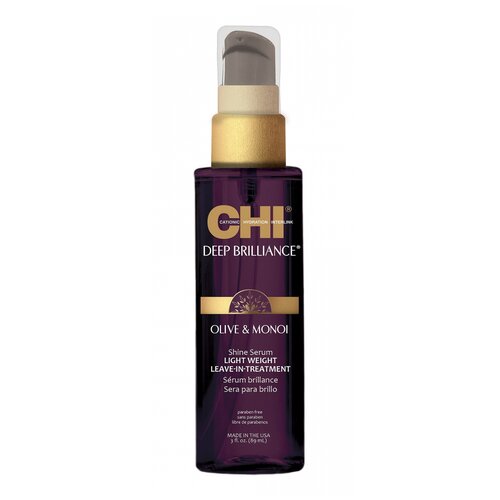 CHI Deep Brilliance Сыворотка-сияние для волос, 89 г, 89 мл, бутылка