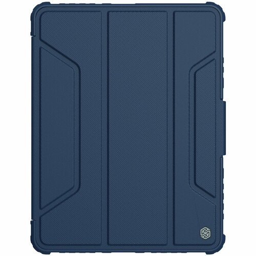 Чехол книжка Nillkin для iPad Air 4 10.9, 5 10.9 и iPad Pro 11 (с 2020 года) Bumper Pro, с защитной шторкой для камеры Синий