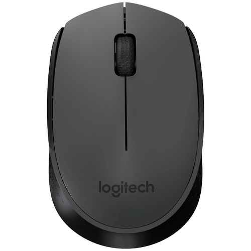Беспроводная мышь Logitech M170, серый/черный