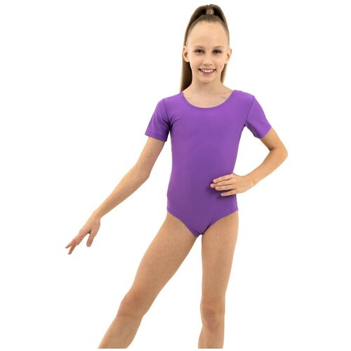 Купальник для гимнастики и танцев Grace Dance, размер 28, фиолетовый
