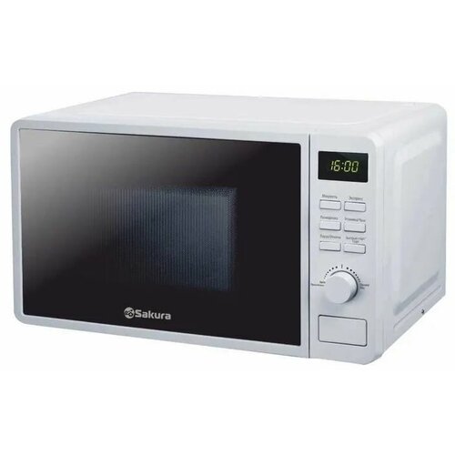 Микроволновая печь SAKURA SA-7054W, 700Вт, 20л, цифр. управление