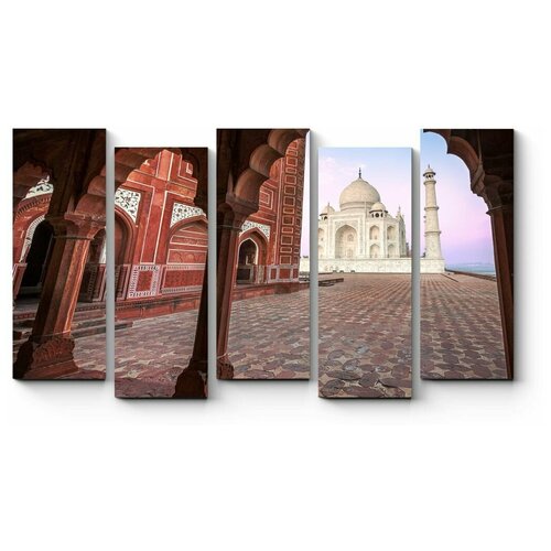 Модульная картина Индийский дворец Тадж-Махал120x69
