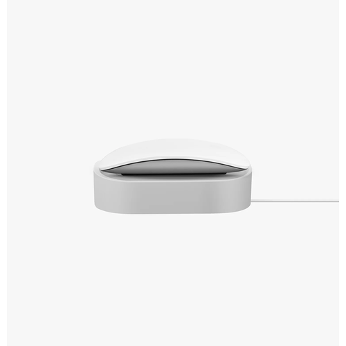 Uniq стенд для Apple Magic Mouse NOVA silicone charging dock Light grey