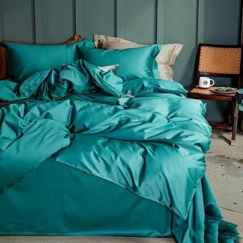 Комплект постельного белья "Атлантида", 2.0 спальный, Египетский хлопок, наволочки 50x70