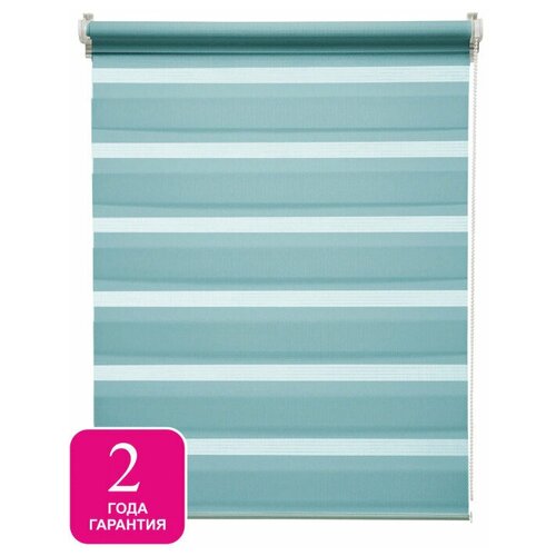 Штора рулонная день-ночь Inspire Peter 60x160 см бирюза Aqua