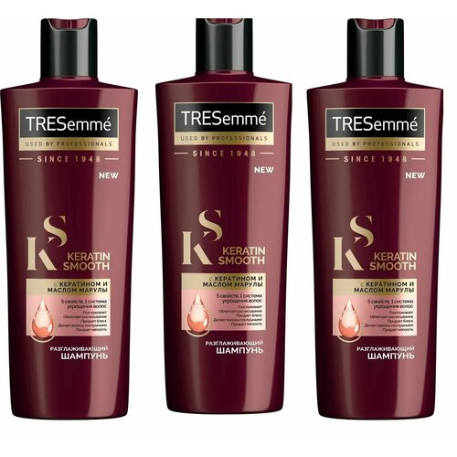 Tresemme Шампунь разглаживающий Tresemme Keratin Smooth, 400мл, 3 уп