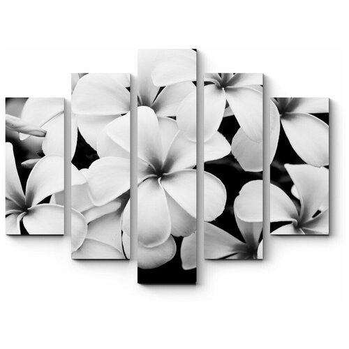 Модульная картина Лаконичные цветы 85x68
