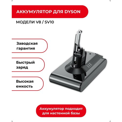 Аккумулятор BATMAX для пылесоса Dyson V8 / SV10 4600mAh