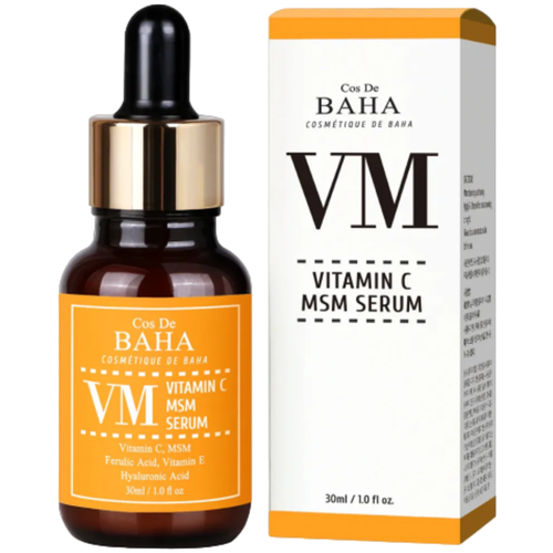Оригинал. Сыворотка для лица с витамином C и феруловой кислотой Cos De BAHA Vitamin C MSM Serum VM, 30 мл