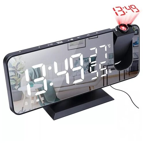 Цифровой светодиодный будильник Youpin - EN8827 Black