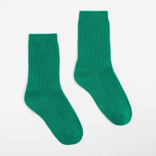 Носки Minaku размер 19-20, серый, зеленый