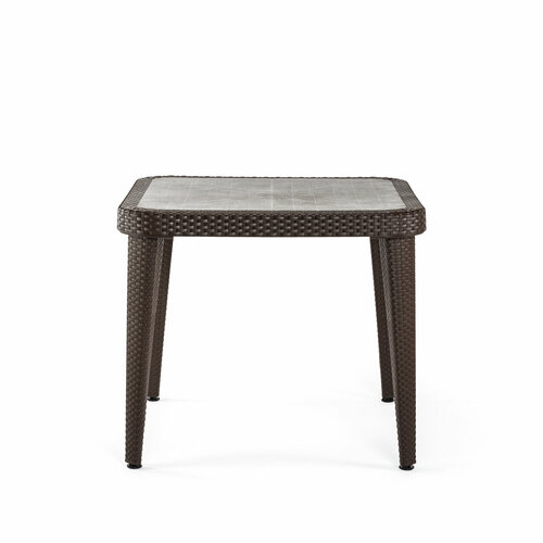Стол Tilia PLASTIC TABLE OSAKA 90x90 cm коричневый