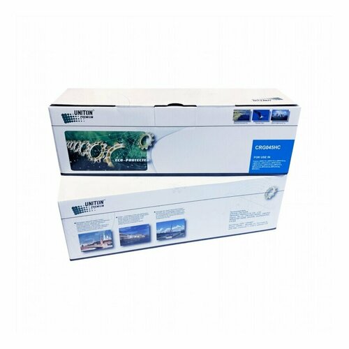 Картридж для CANON LBP-611/613/MF631/633 Cartridge 045H C син (2,2K) UNITON Premium GREEN LINE (Eco Protected)