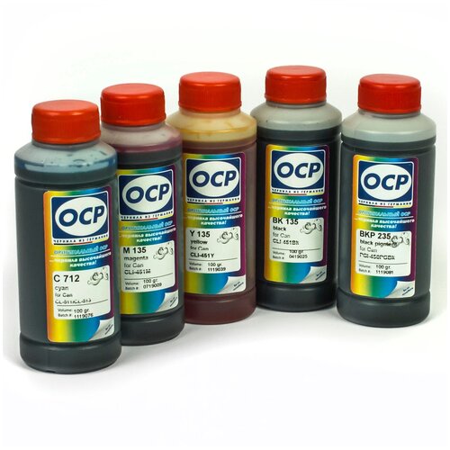 Чернила (краска) OCP для принтеров Canon PIXMA: iP7240, iP7250, MG5440, MG5450, MX924, MX925, MG5540, MG5550, MG5640, MG6440, MG6640, iX6840