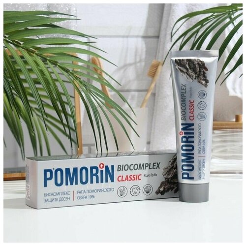 Зубная паста POMORiN/ мягкое отбеливание защита десен 100 мл