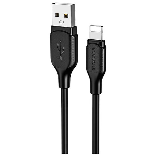 Кабель USB 2.0 A (m) - Lightning (m) 1м Borofone BX42 Encor - Черный