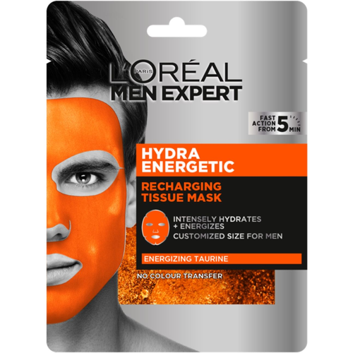L'Oreal Paris Men Expert маска увлажняющая Hydra Energetic, 68 мл/30 г