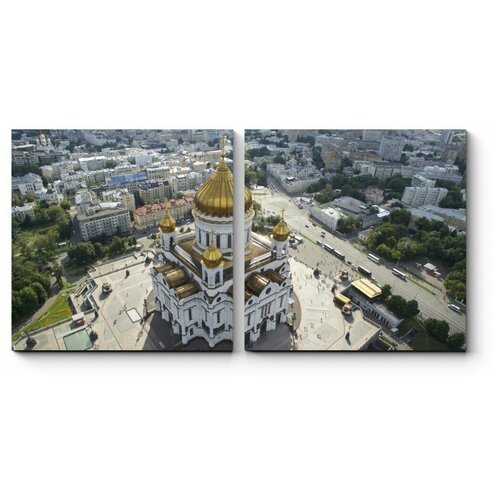 Модульная картина Священный Храм в сердце столицы40x20