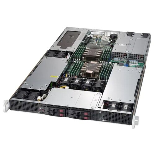 Сервер Supermicro SuperServer 1029GP-TR 2 x /без ОЗУ/без накопителей/количество отсеков 2.5" hot swap: 4/1 x 1600 Вт