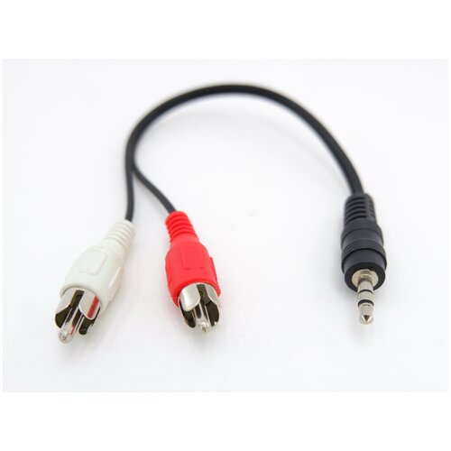 Аудио кабель 2RCA штекер — 3.5мм штекер 0.2м CCA-458-02