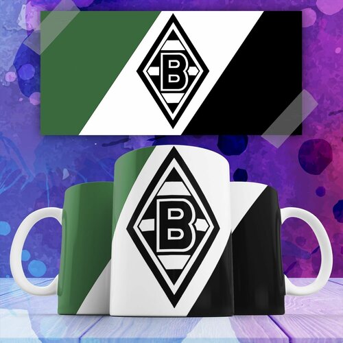Кружка Боруссия Менхенгладбах Borussia Mnchengladbach немецкий футбольный клуб футбол football , в подарок с принтом 330 мл