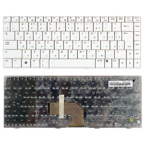 Клавиатура для ноутбука Asus W5, русская, белая