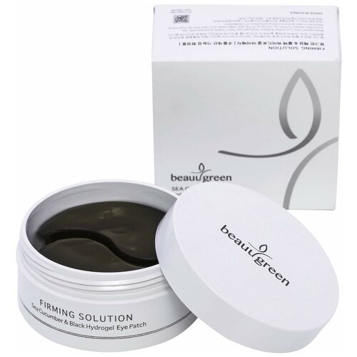 BEAUUGREEN Sea Cucumber & Black Hydro-Gel Eye Patch Патчи для глаз, 60 шт